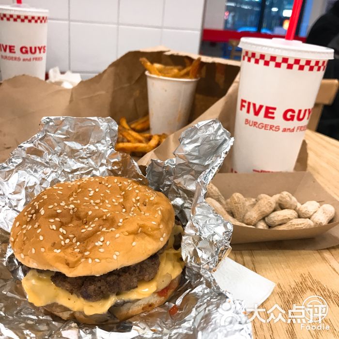 fiveguys汉堡-千图网